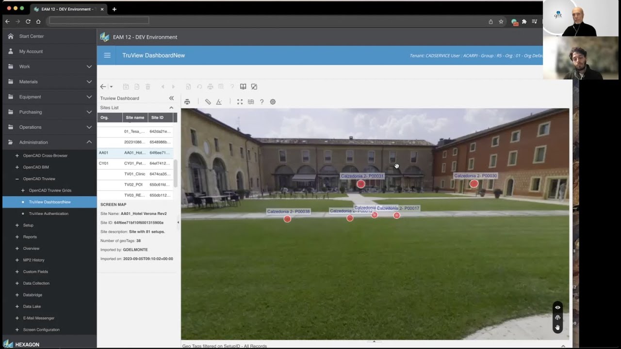 Anteprima nuova funzionalità TruView in Hexagon EAM - YouTube
