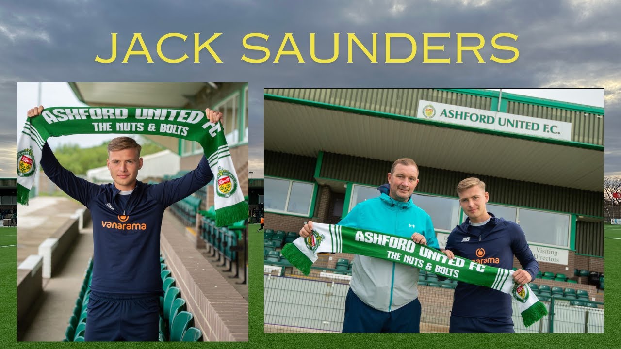 Welcome to Ashford United Jack Saunders - YouTube