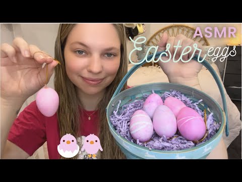 ASMR Dying Easter Eggs (kinda failed lol) 🎨🥚🐣 - YouTube