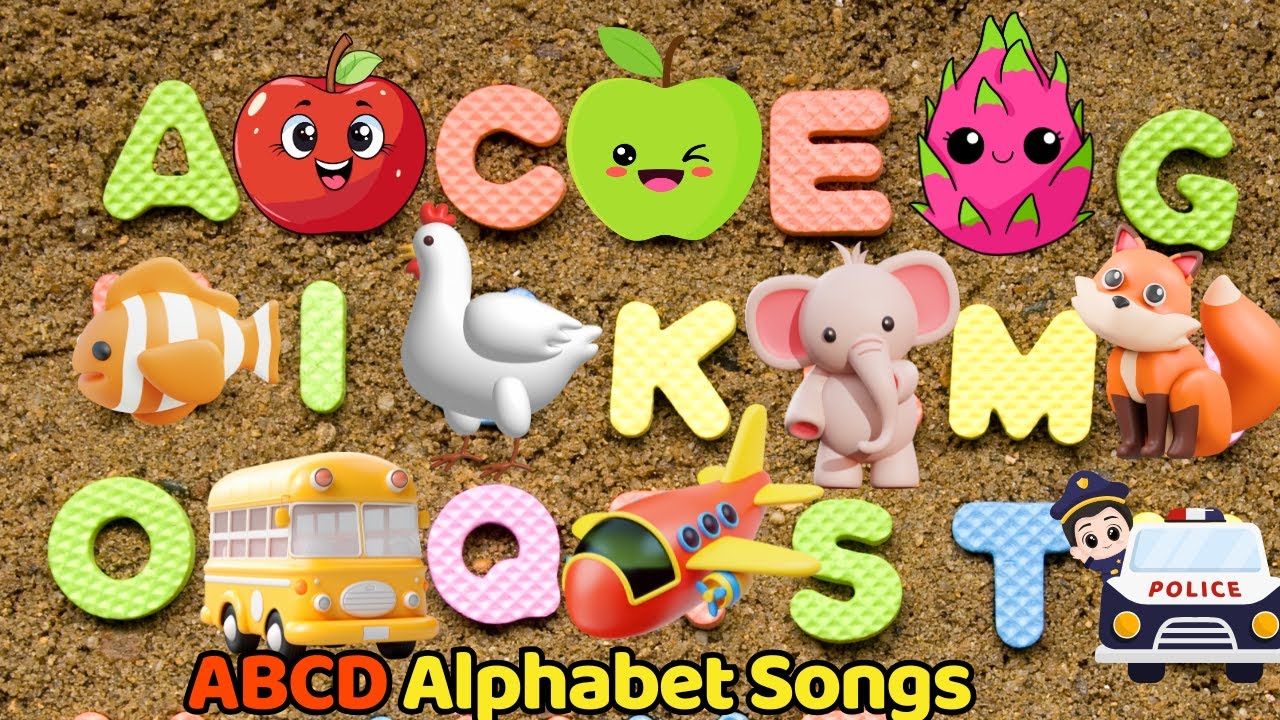 ABC Sounds, Fun Learning for Toddlers, Kids Phonics Song, ABC Rhymes ...