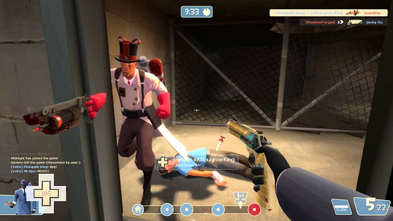 Team Fortress 2: Spy Pocket!(My invention! Medic + Spy Teamwork!) TF2 ...