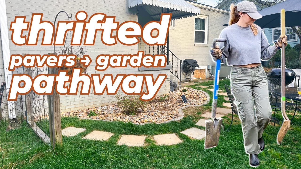 creating a winding garden pathway | cultivating a backyard sanctuary ep ...