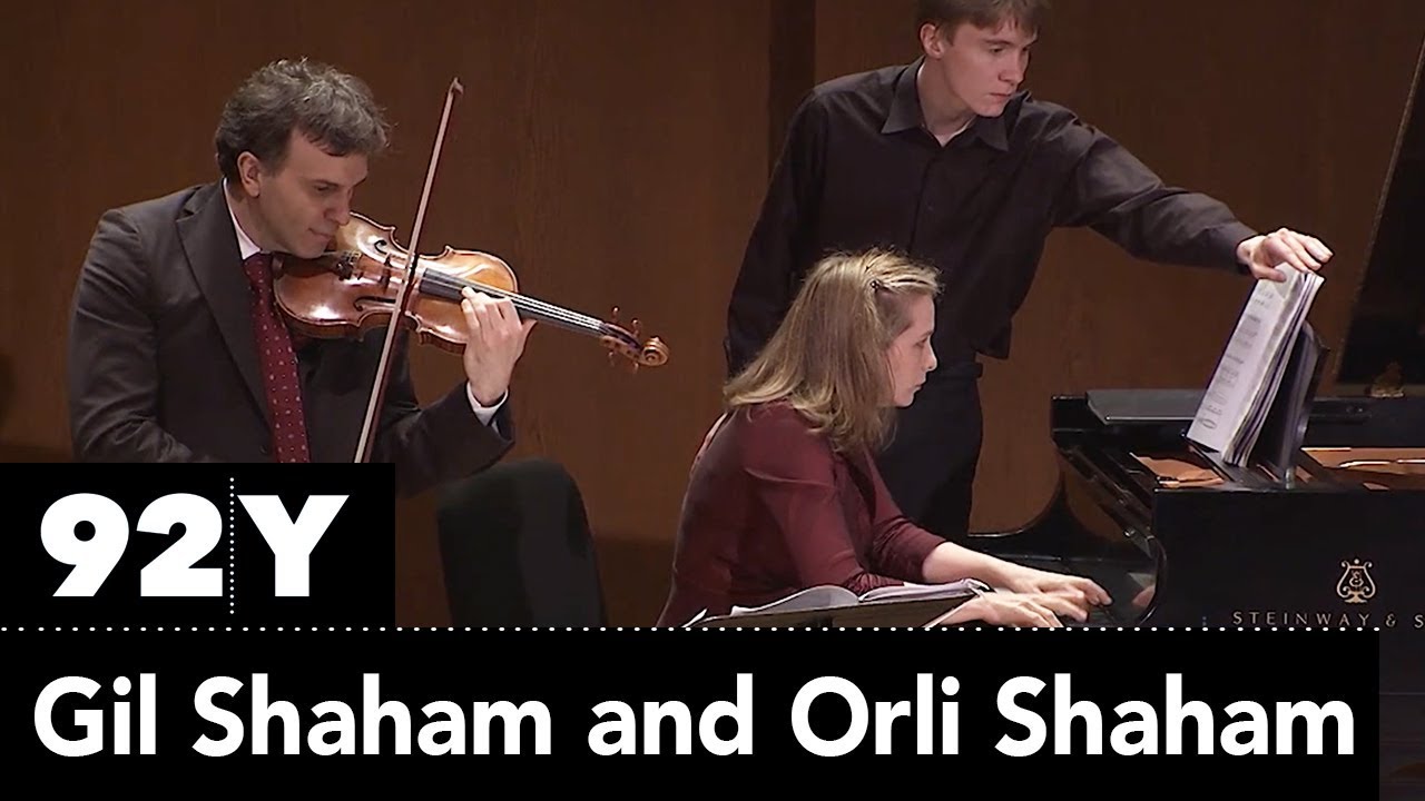 Gil and Orli Shaham play Presto from Avner Dorman’s Violin Sonata No. 3 ...