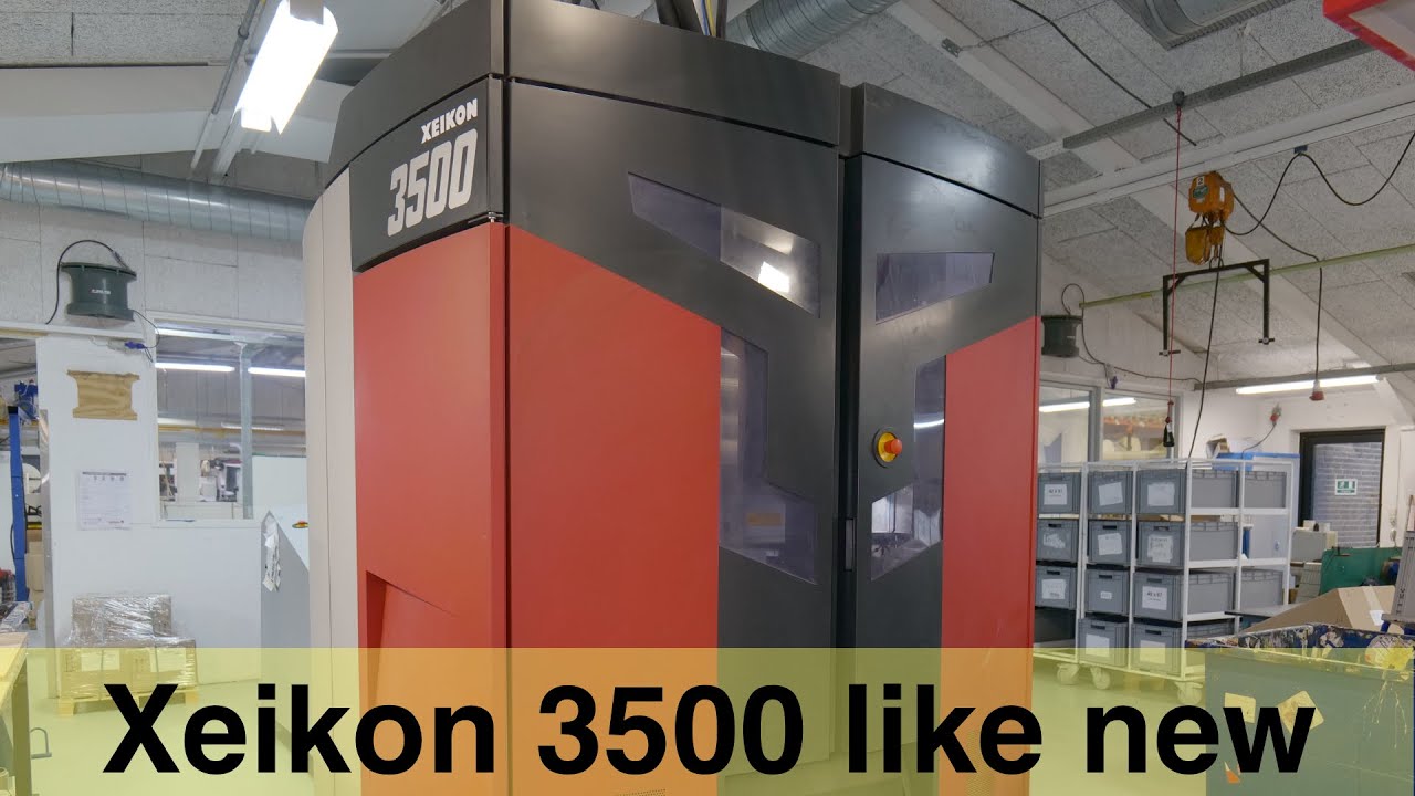 Xeikon 3500 Grafisk Maskine digital finisher mint condition - YouTube