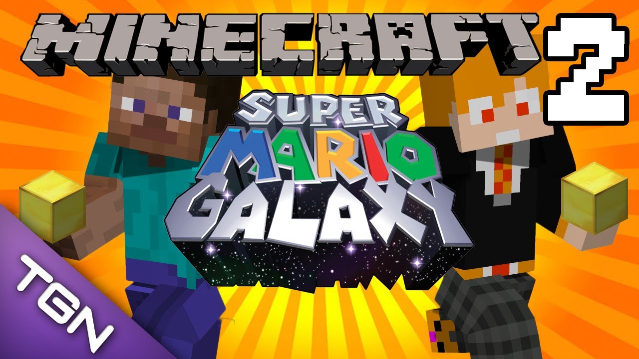 Minecraft : Super Mario Galaxy Map - นักเก็บทอง Part.2 - YouTube