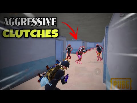 Aggresive Gameplay! | Best Assaulting BGMI and PUBG Clutches in Conqueror/Ace Dominator Rank 🔱