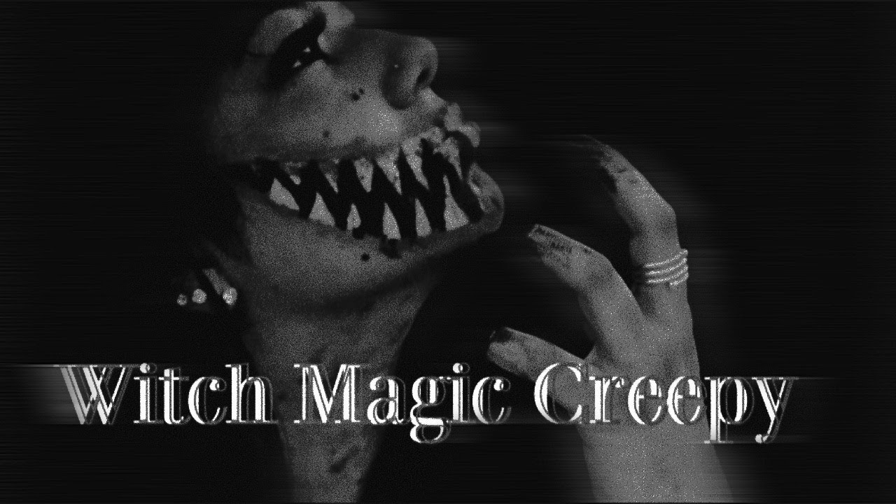Witch Magic Creepy Makeup Tutorial - YouTube