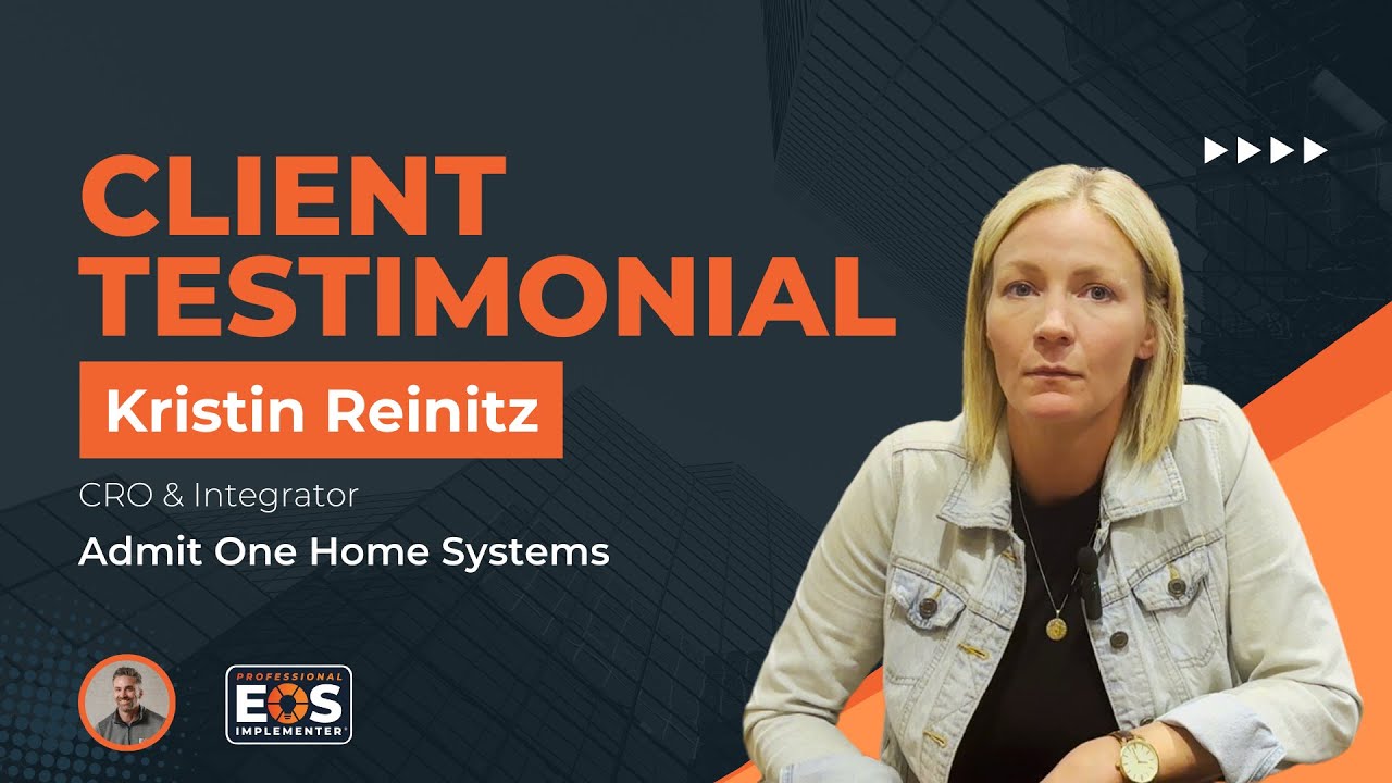Mike Jones EOS® Client Testimonial: Admit One Home Systems - YouTube