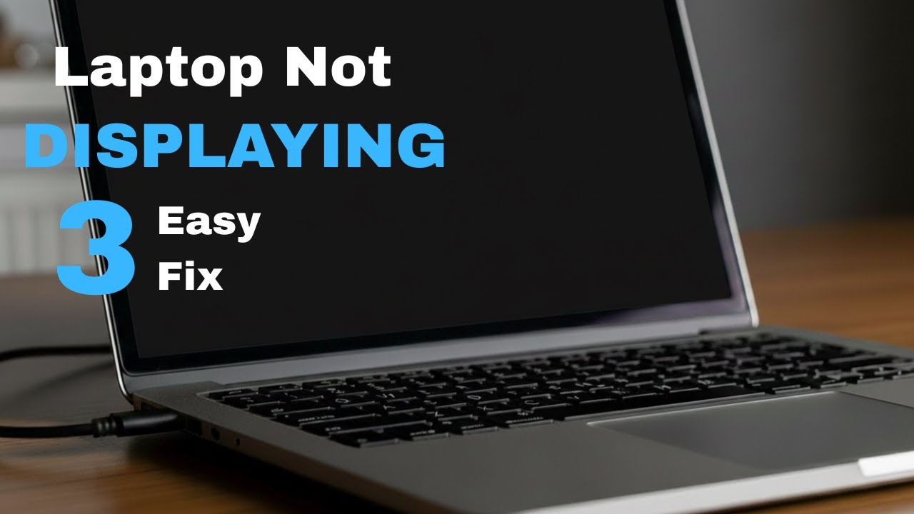 Laptop Turns On but No Display? Easy Fix! - YouTube