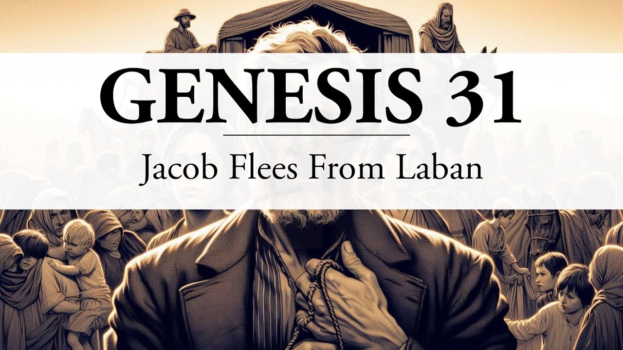Genesis chapter 31 Jacob flees from Laban #lord #love #bible #jesus ...