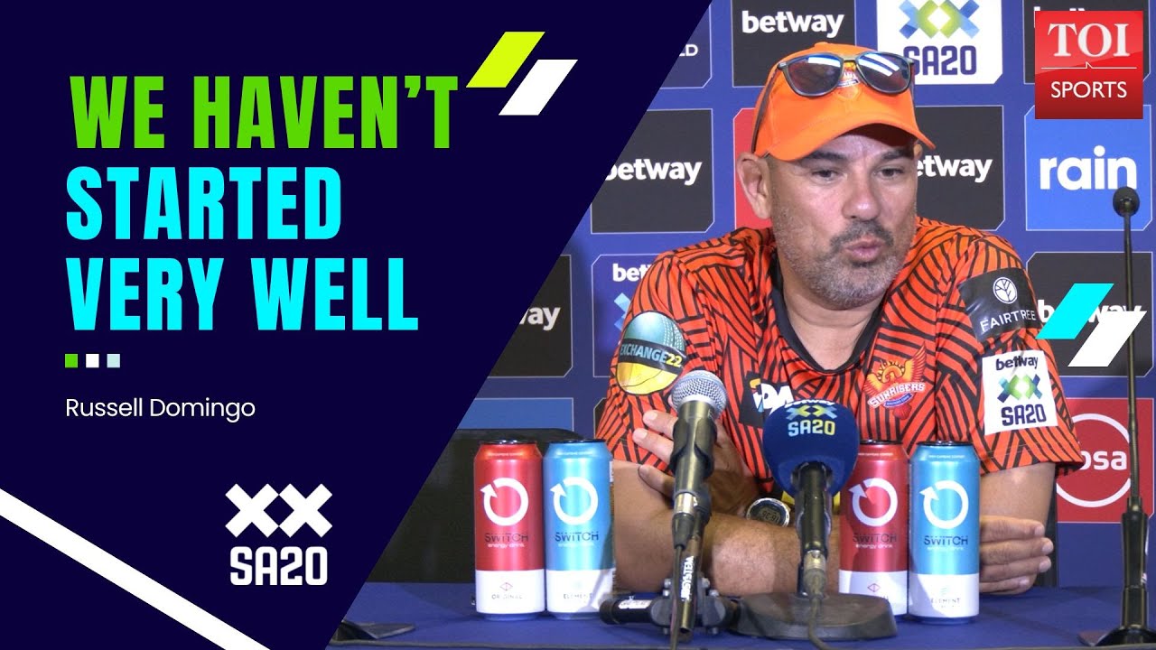 Russell Domingo: 'We haven't started well in this format' | SA20 - YouTube