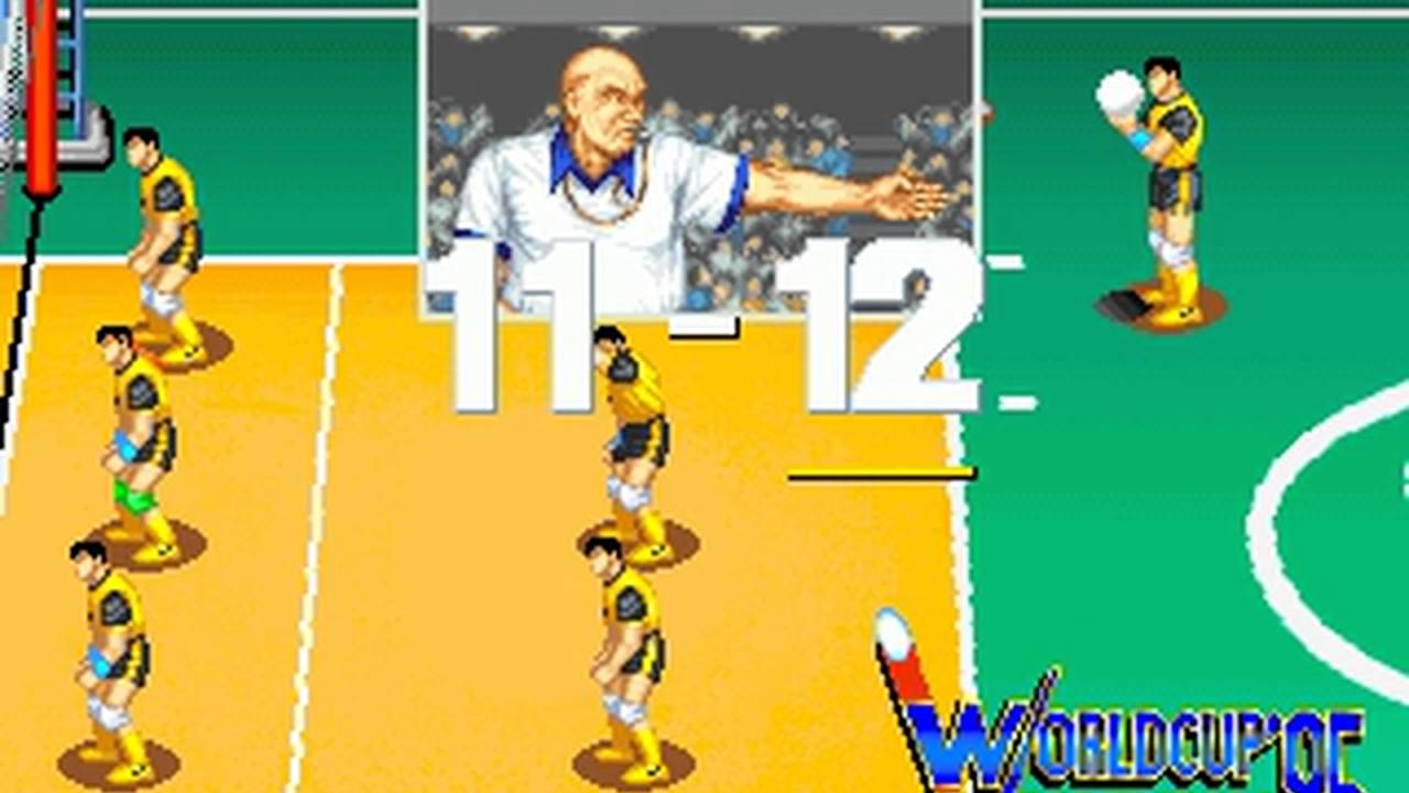 World Cup Volley '95 (Data East 1995) Attract Mode 60fps - YouTube