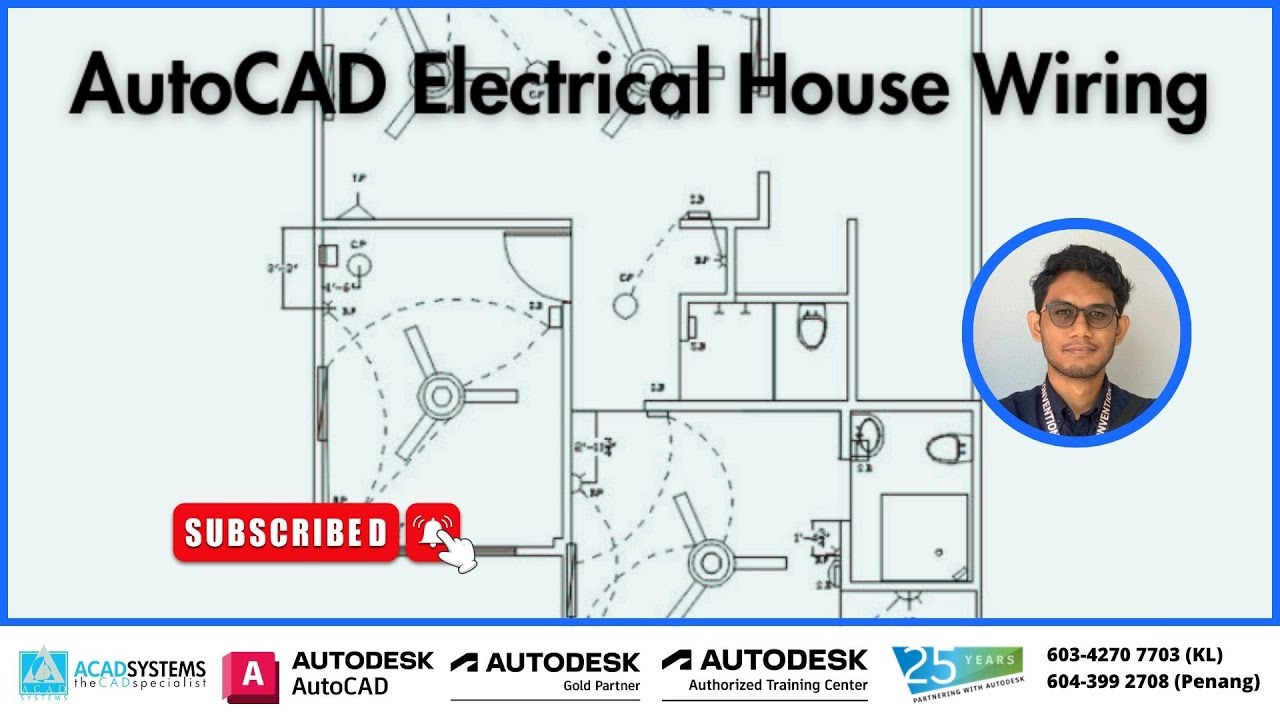 AutoCAD Electrical House Wiring - YouTube