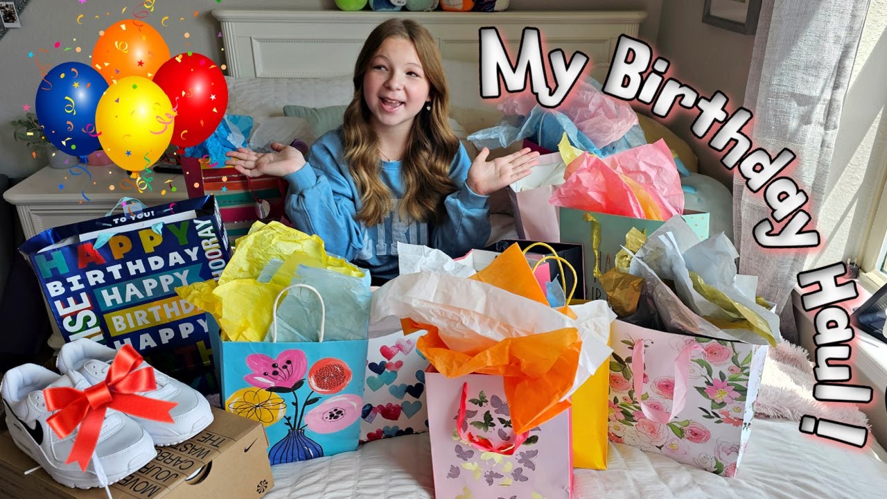 Leah's 12th Birthday Haul! - Officially Leah - YouTube