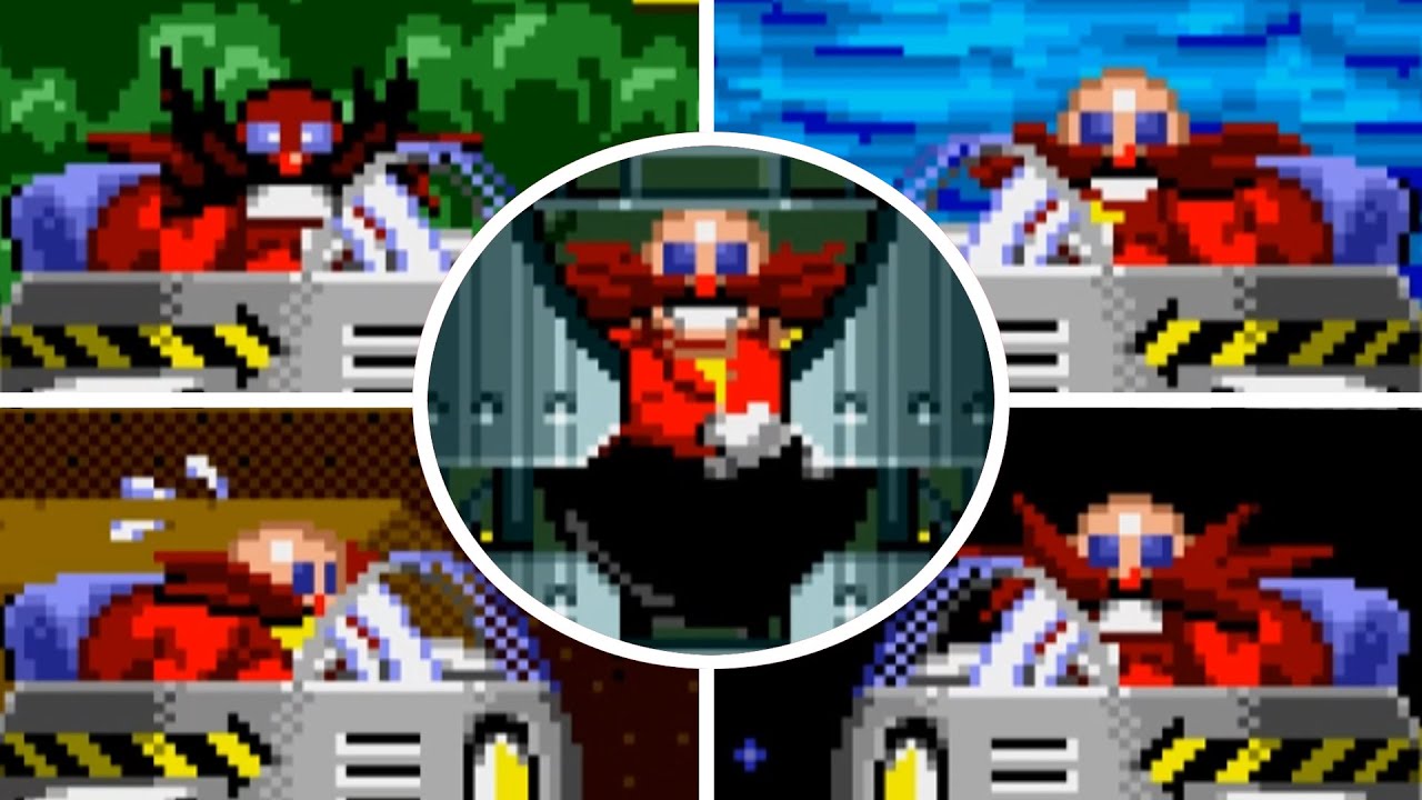 Sonic the Hedgehog - All Bosses - YouTube
