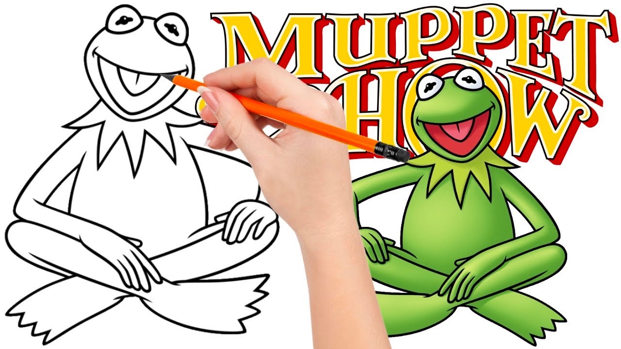 How to Draw Kermit the Frog - The Muppet Show - YouTube