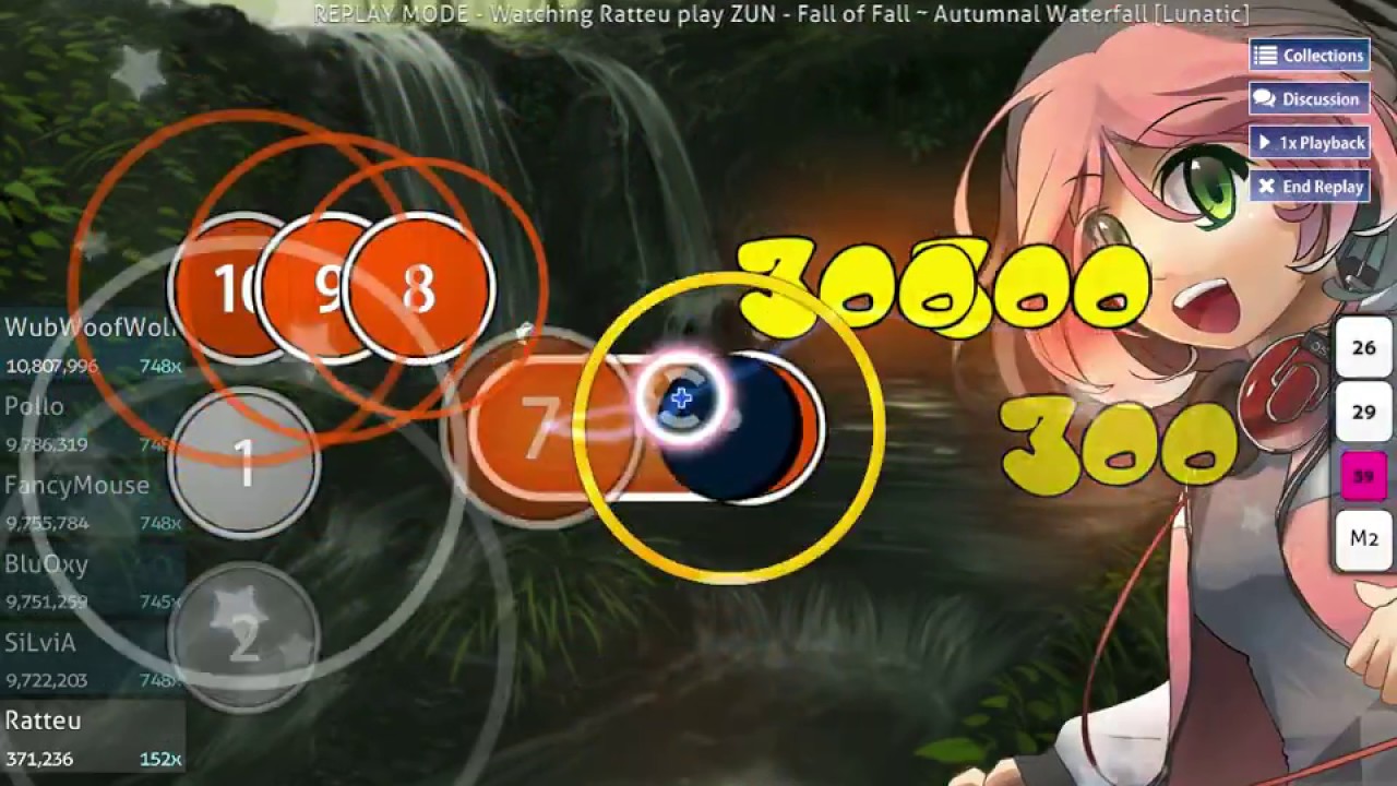 osu! ZUN - Fall of Fall ~ Autumnal Waterfall [Lunatic] - YouTube