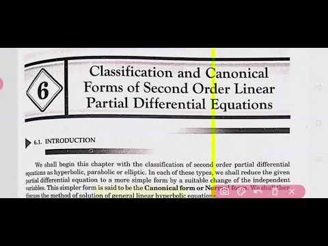 Lec-16 (PDE) (classification of second order PDE) - YouTube