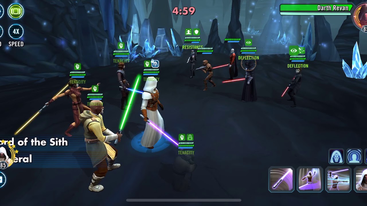 SWGOH Jedi Revan Vs Darth Revan - YouTube