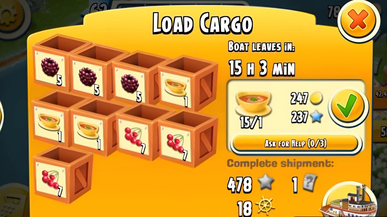 Hay Day Level 62 - Fast Boat Delivery - YouTube