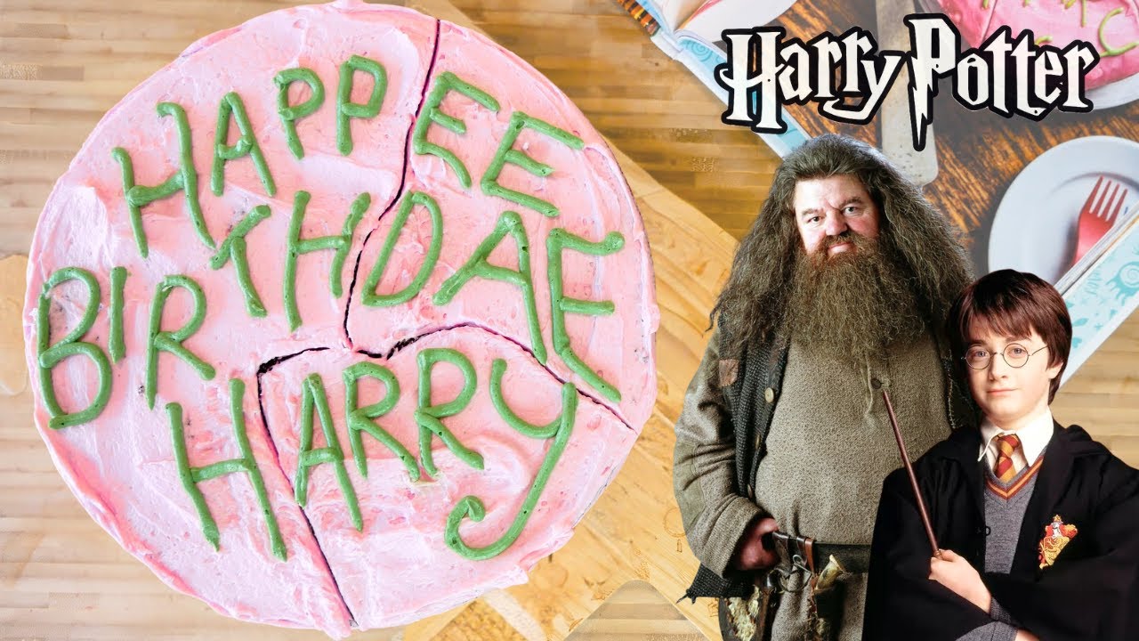 I tried making Harry Potter's Birthday Cake - does it look like Hagrid ...