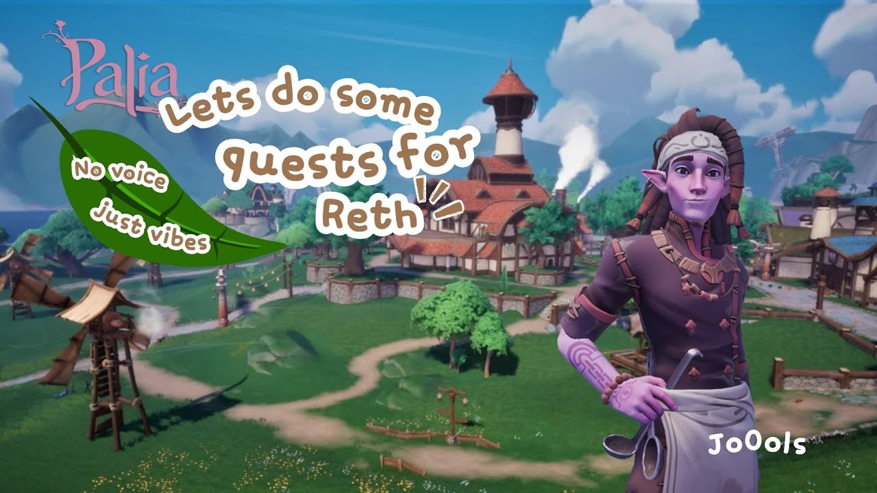 Palia longplay - no voice, just vibes - questing for Reth - YouTube