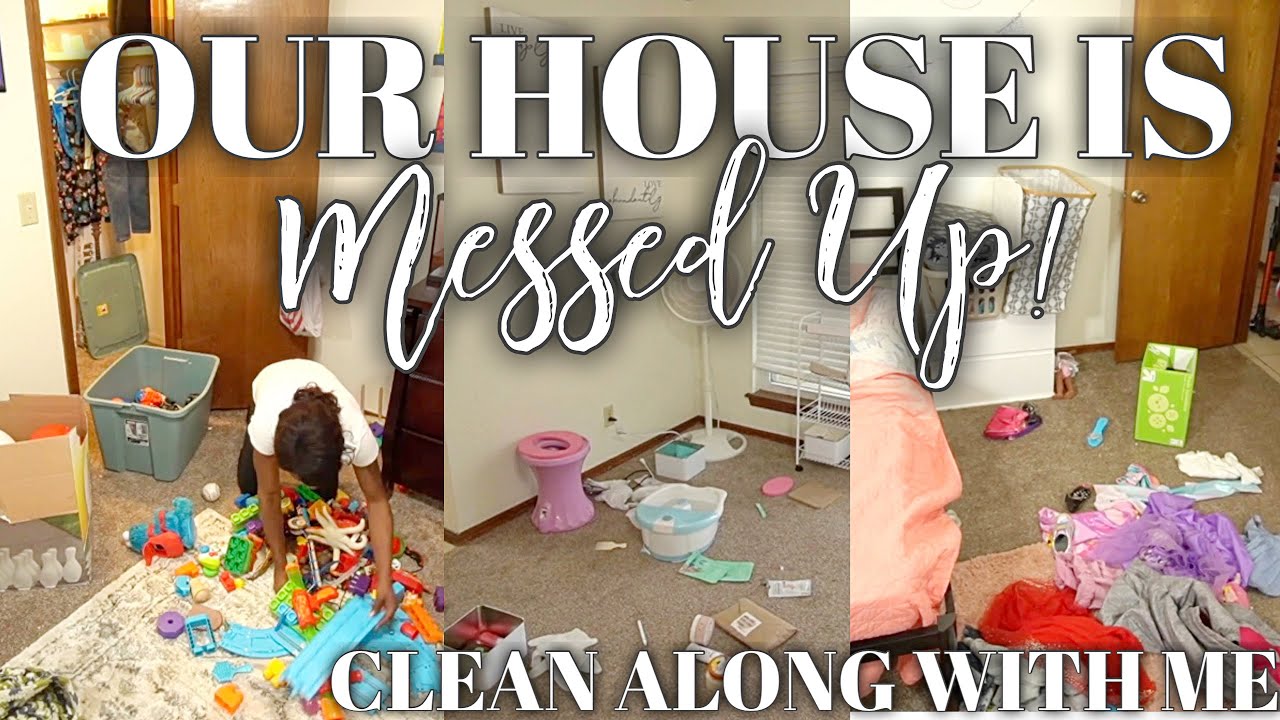 OUR HOUSE IS MESSED UP! CLEANING OUR BEDROOMS - YouTube