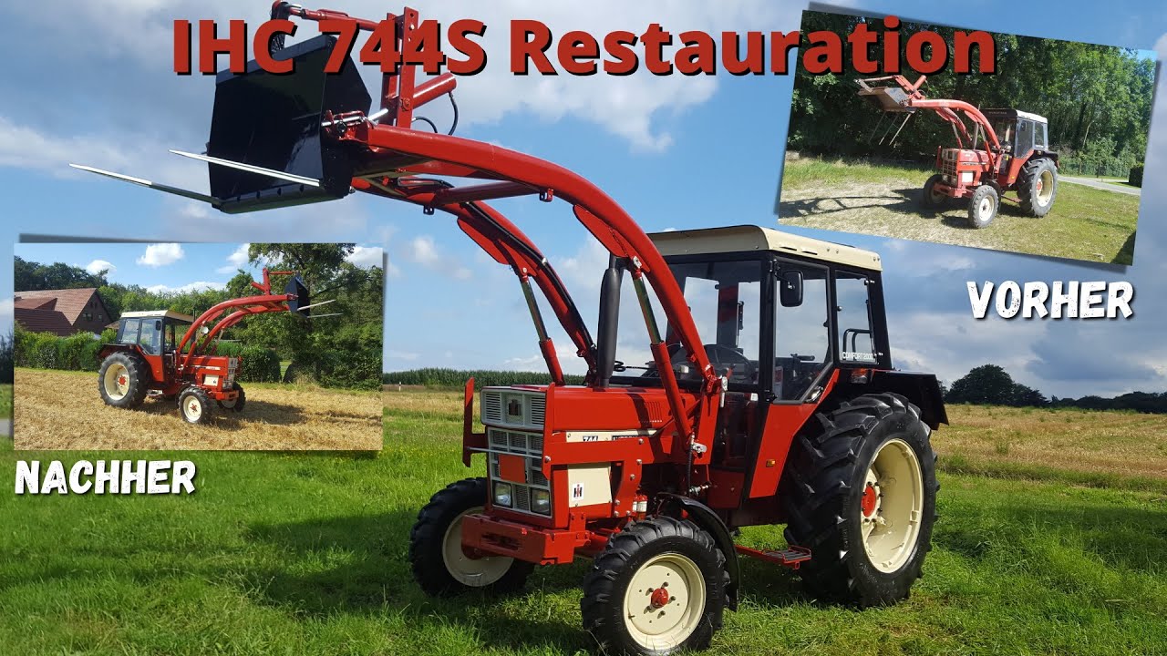 IHC 744S Restauration|Traktor Restauration [HD] - YouTube