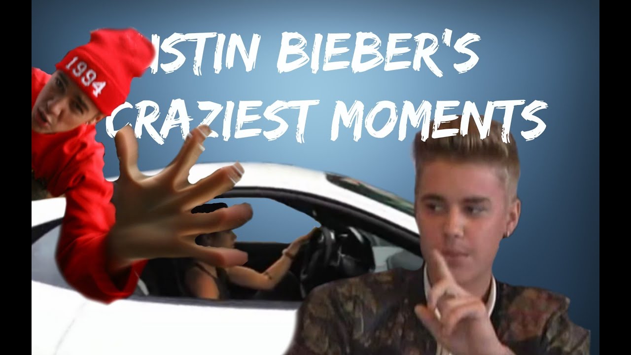 JUSTIN BIEBERS CRAZIEST MOMENTS! - YouTube