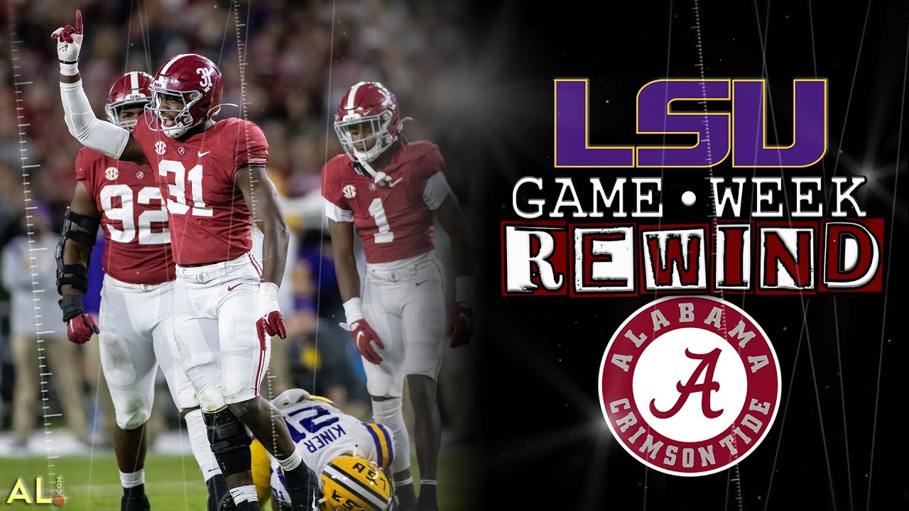 Game Week Rewind: Alabama defense dominates LSU during Ed O's farewell ...