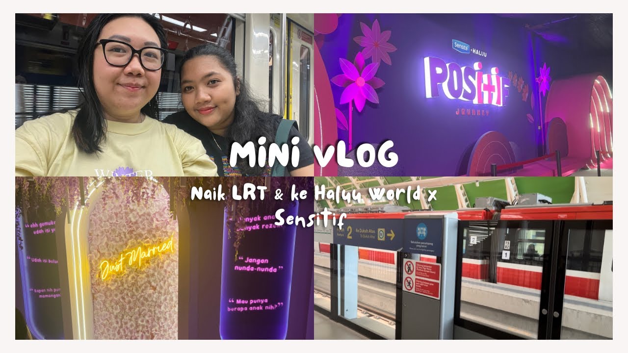 Mini Vlog (LRT & Haluu World x Sensitif) - YouTube