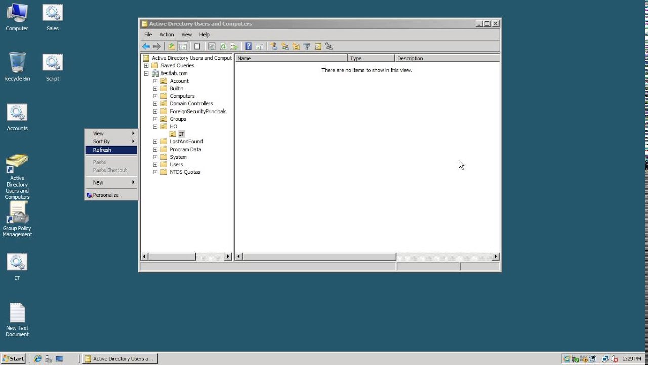 How to Recovery Deleted Ou Using LDP In Server 2008 By Vinod T ...