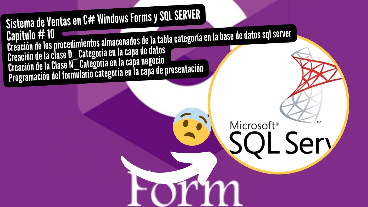 C# Windows Forms Sql Server Sistema de Ventas Capitulo 10 - YouTube