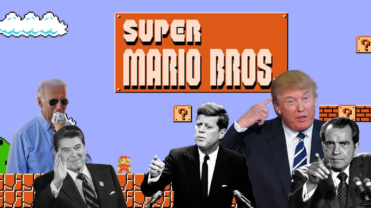 US Presidents play Super Mario Bros - YouTube