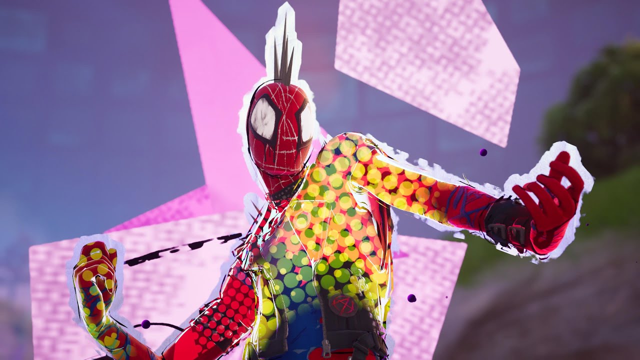 Fortnite Spider-Punk Gameplay - YouTube