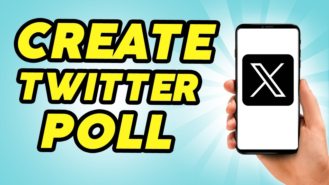 How to Create a Twitter (X) Poll - 2024 - YouTube