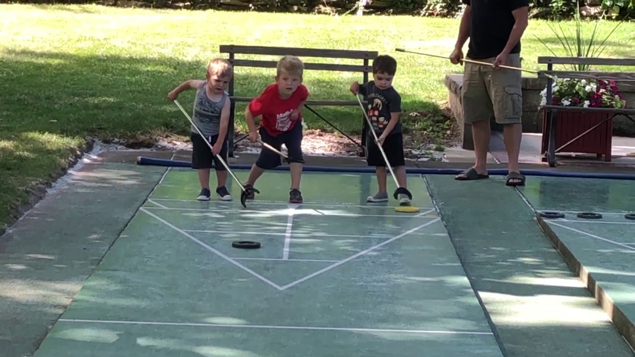 Shuffleboard Fun - YouTube