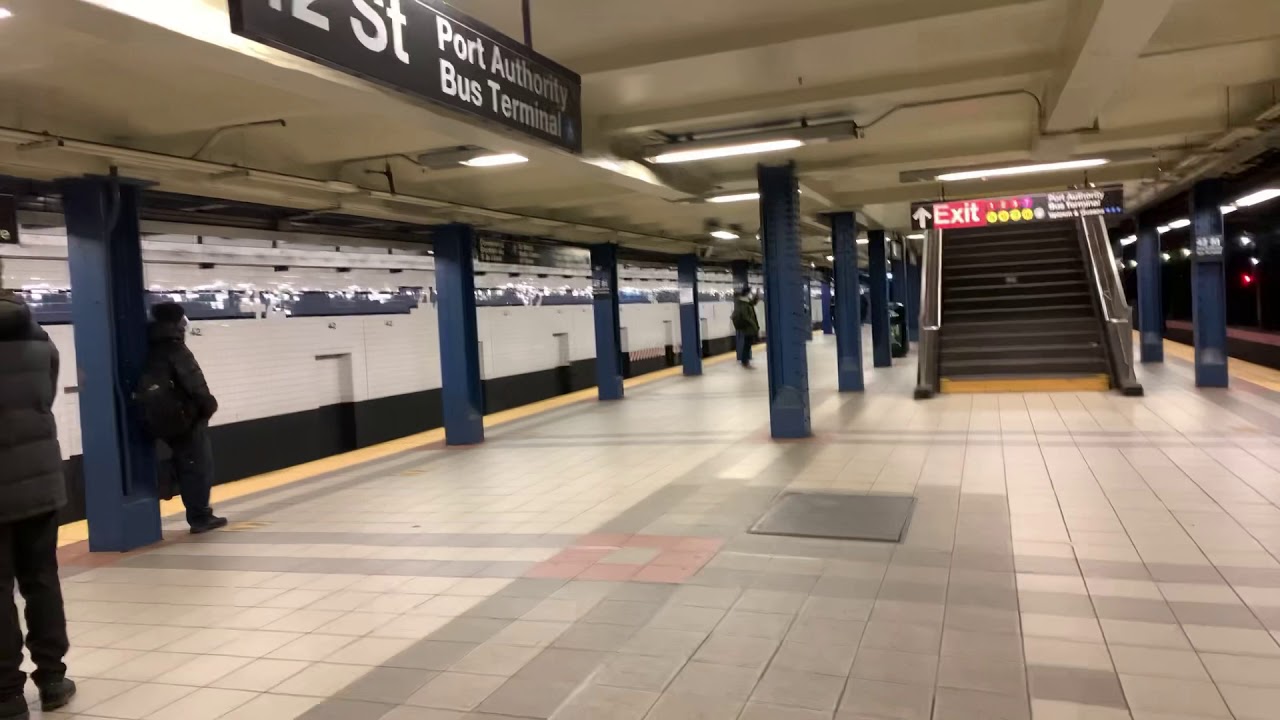 Times Square 42nd St Subway station Manhattan - YouTube