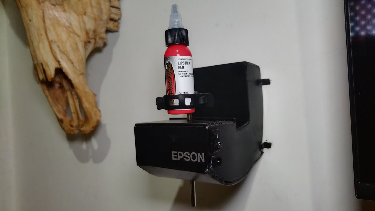 diy tattoo ink shaker ( how to make ink shaker ) diy paint shaker - YouTube