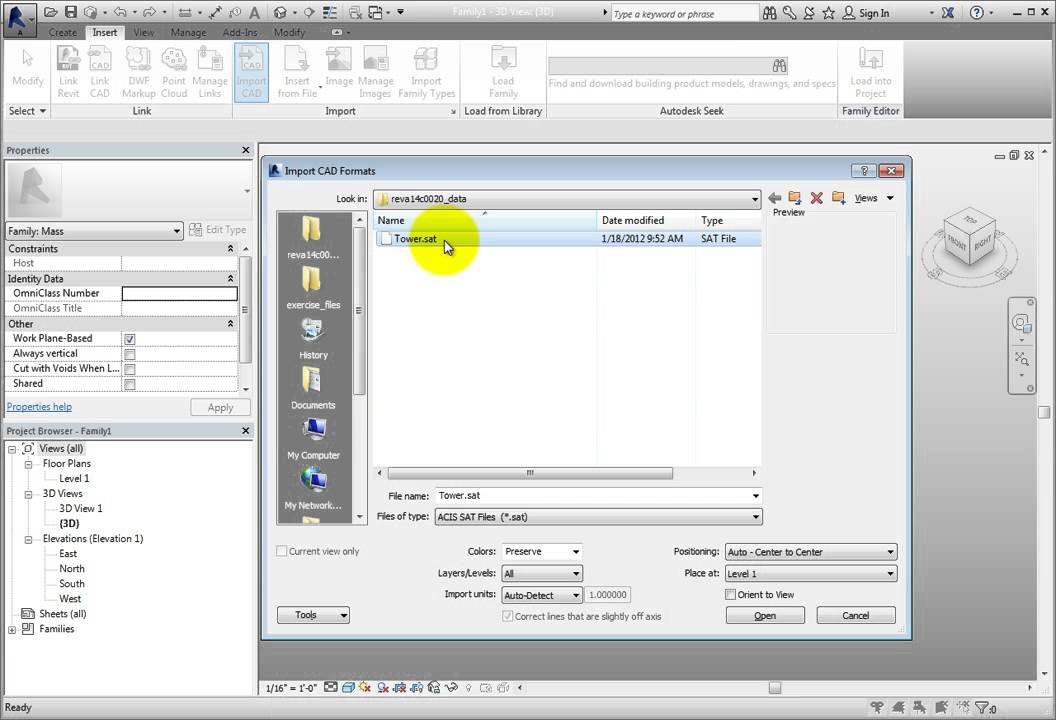 Creating Forms from Imported CAD Files - YouTube