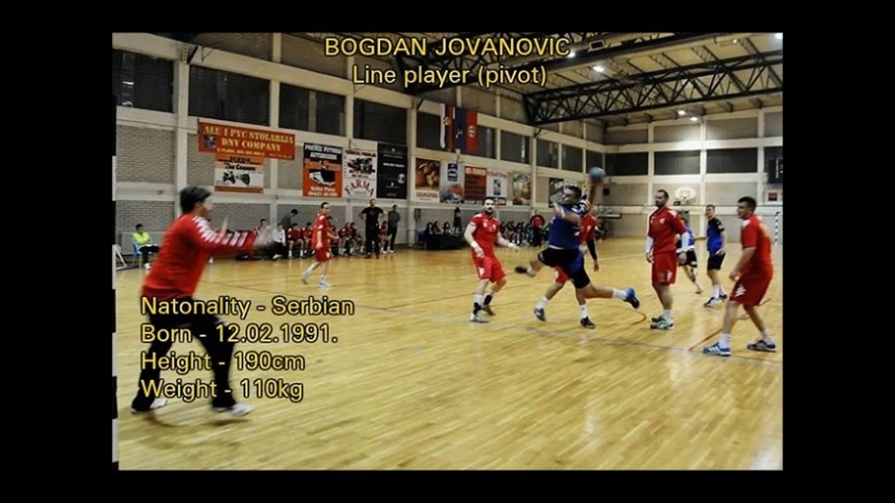 Bogdan Jovanovic HANDBALL PLAYER SEASON 2015/2016 - YouTube