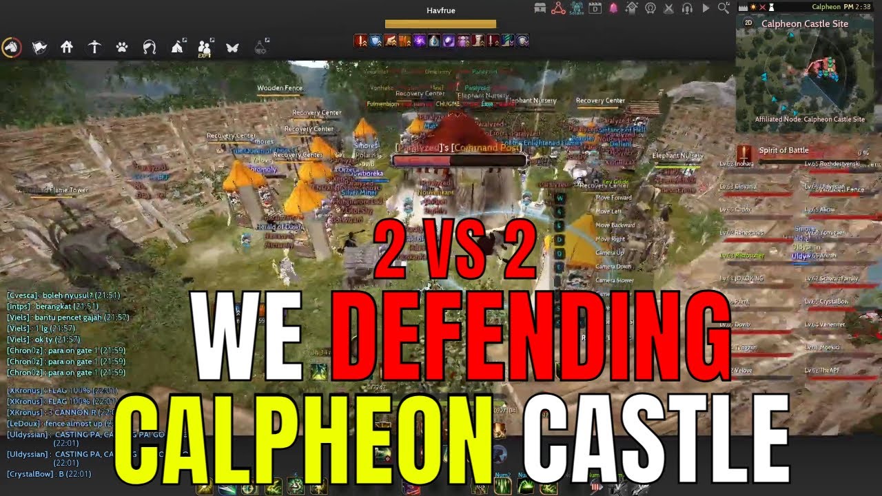 Siege WAR Defending the CALPHEON Castle! - YouTube