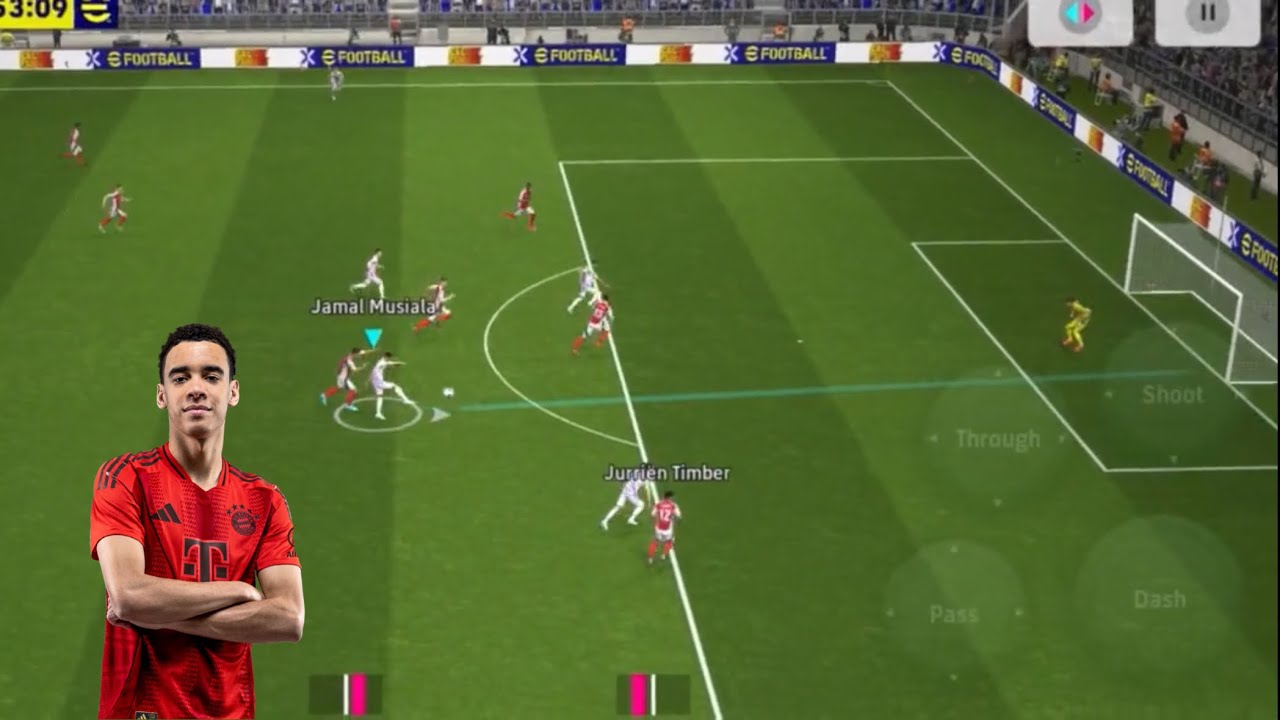 Review J. Musiala POTW Card in efootball 2025 mobile - YouTube