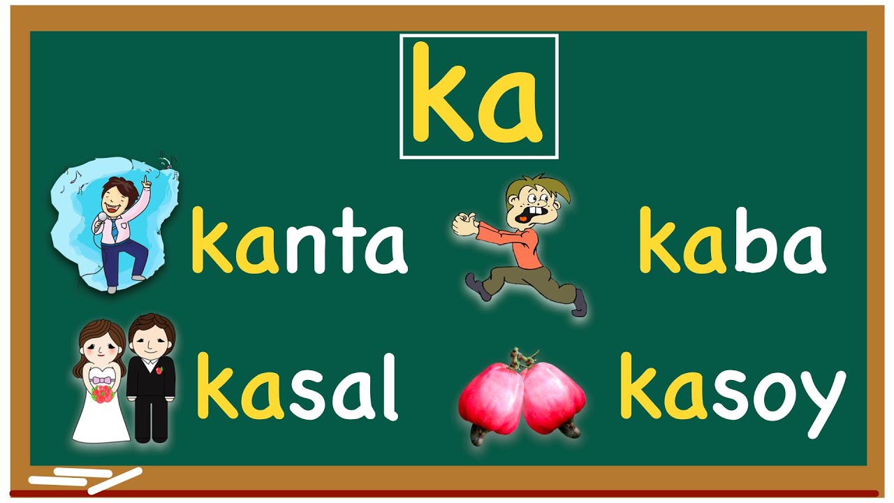 PANTIG NA "KA" || "KA" TAGALOG LESSON FOR BEGINNERS || Coach Joylie L ...