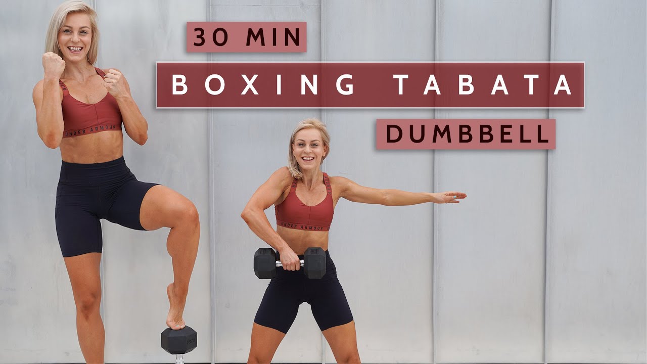 30 MIN BOXING TABATA - Bodyweight & Weights | Strength & Conditioning ...