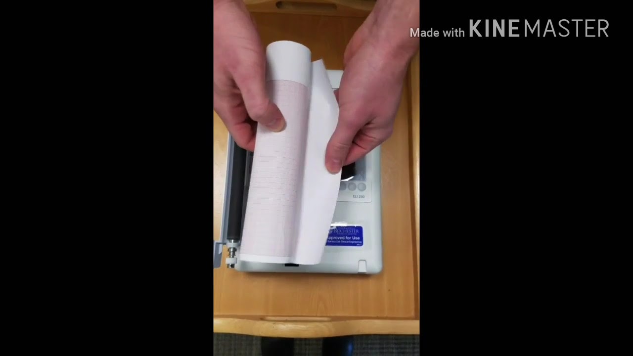 Loading Paper - Mortara Eli 230 ECG Machine - YouTube
