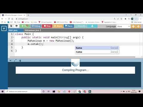 Program Java Sederhana, Cara membuat Kelas dan Objek, Membuat Atribut ...