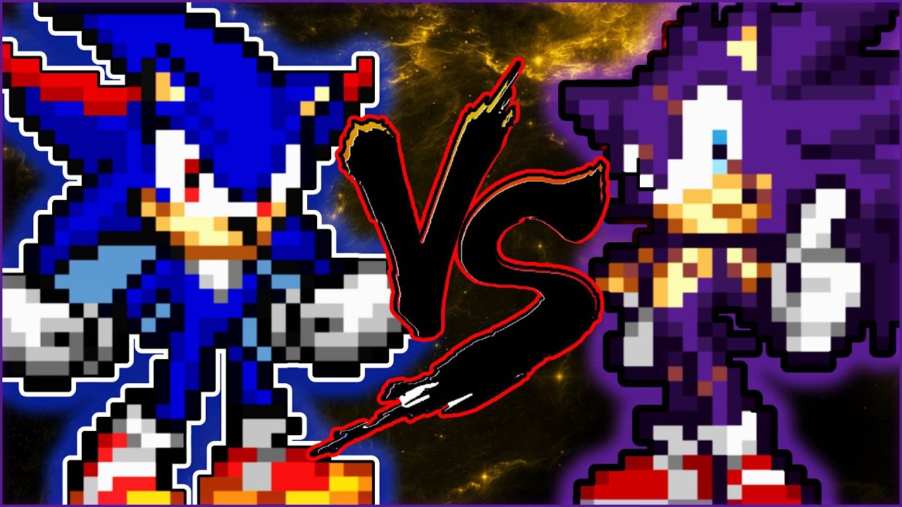 Shadic VS Multiverse Sonic In Mugen - YouTube
