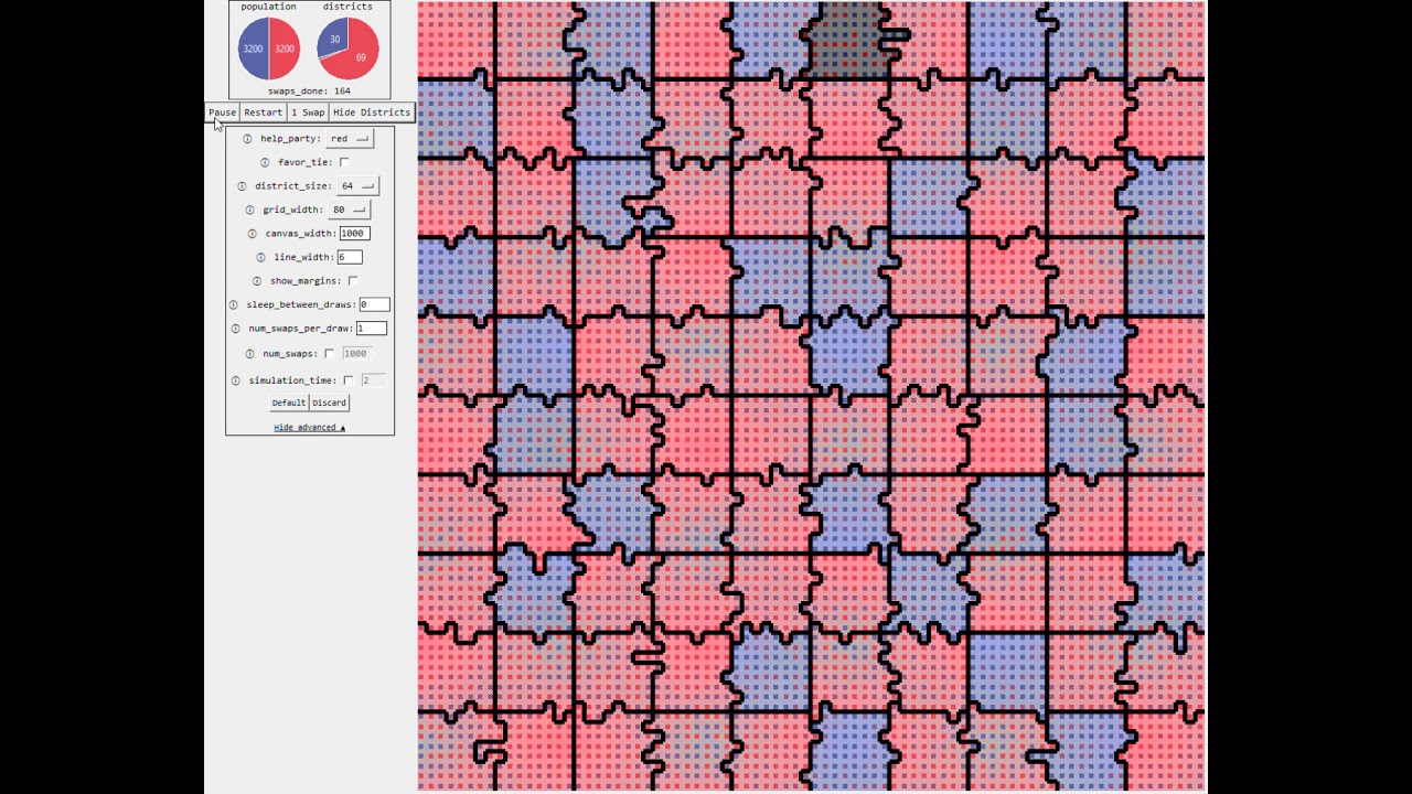 Gerrymandering simulation shows how much it can affect representation ...