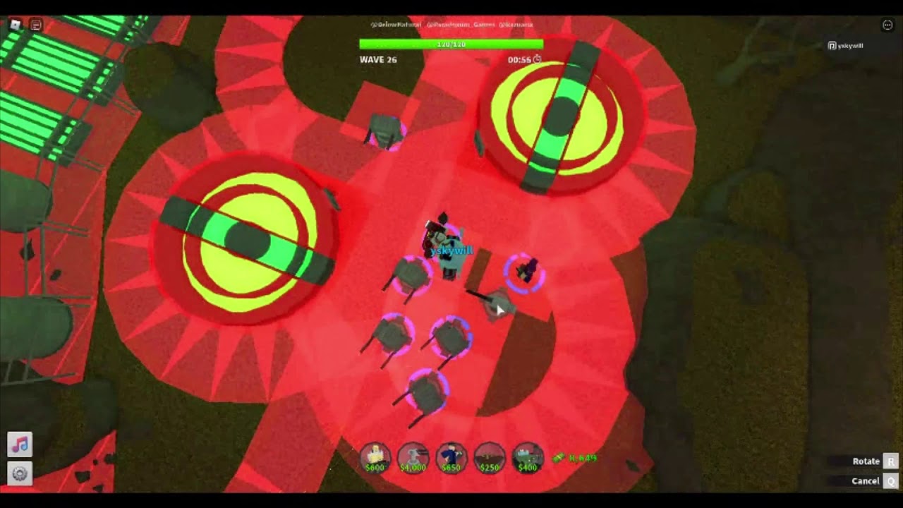 Getting my Turret and trying to beat Tower Defense Simulator only using ...